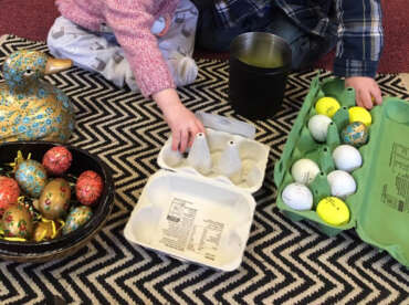 Loose Parts Play for babies and pre-school aged children